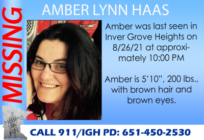 MN, Inver Grove Heights, Amber Haas, 39, Female – Located Deceased ...